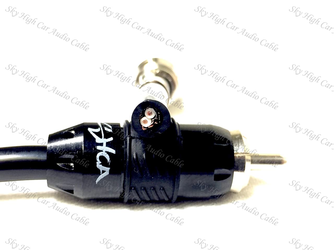Sky High Car Audio Premium 4-Channel RCA Cable - 20ft