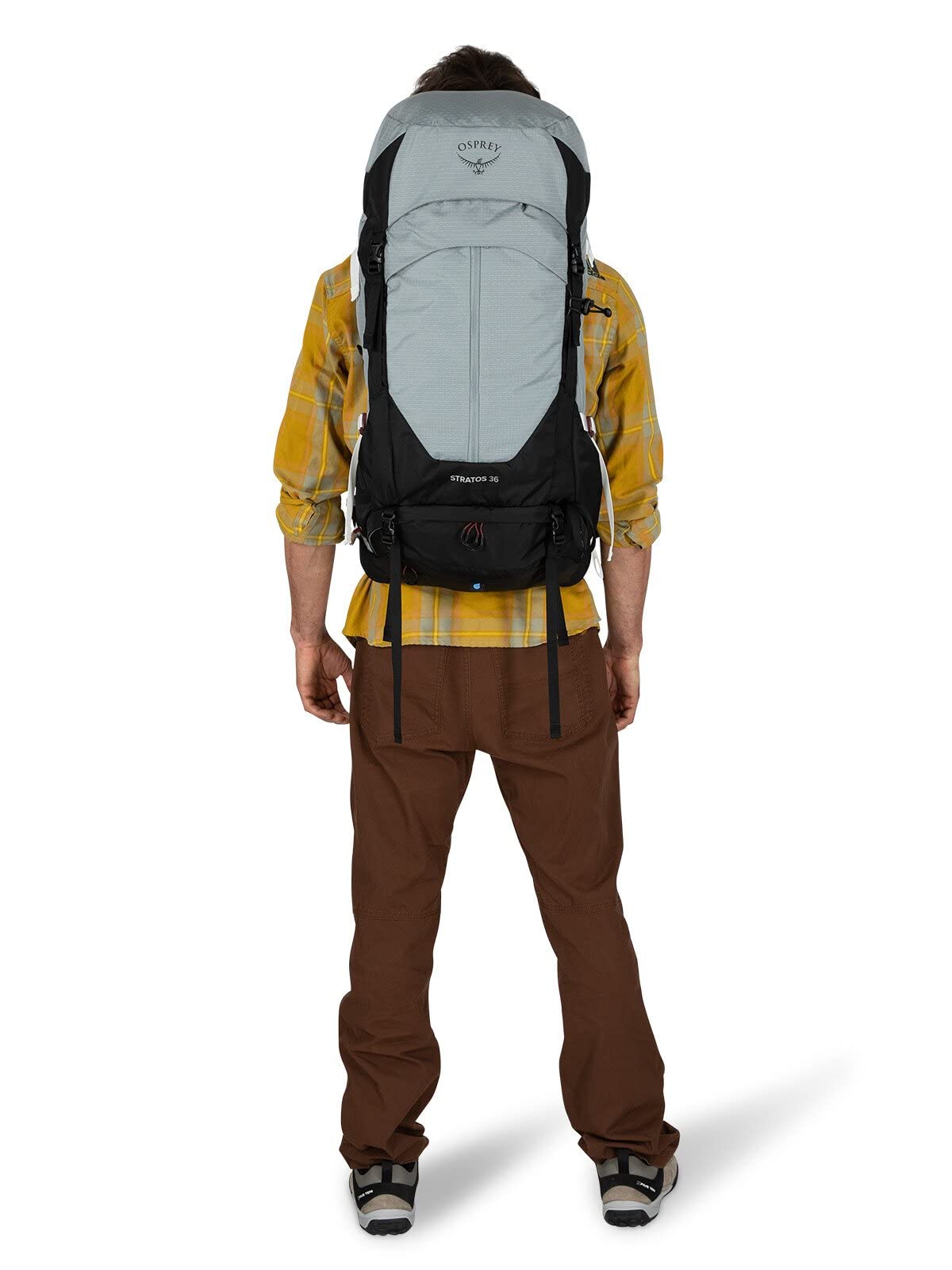 Osprey Stratos 36L Men's Hiking Backpack, Smoke Grey