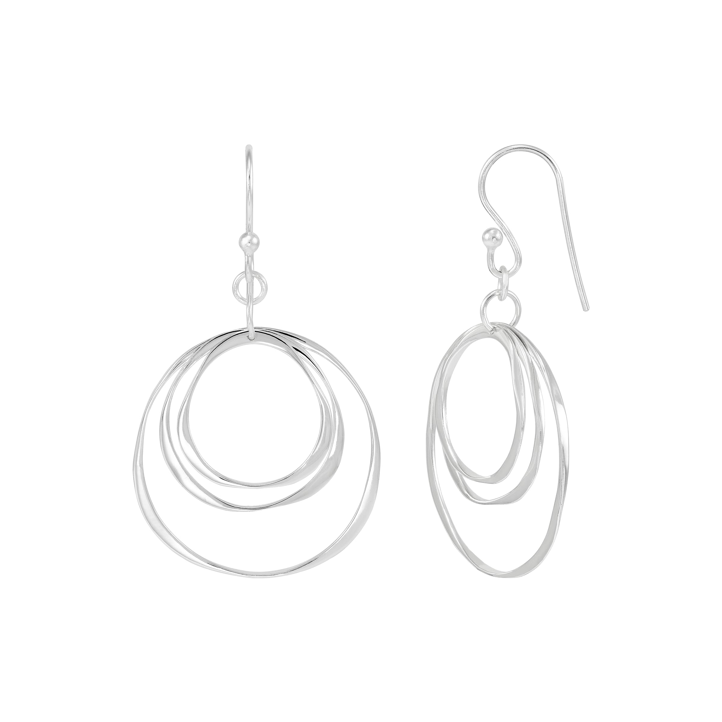 Silpada 'Orbital Circle' Drop Earrings in Sterling Silver