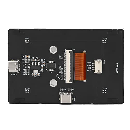 YYQTGG Display Screen, Mini Monitor Simple Installation 360° Rotation Various Modes for Replacement
