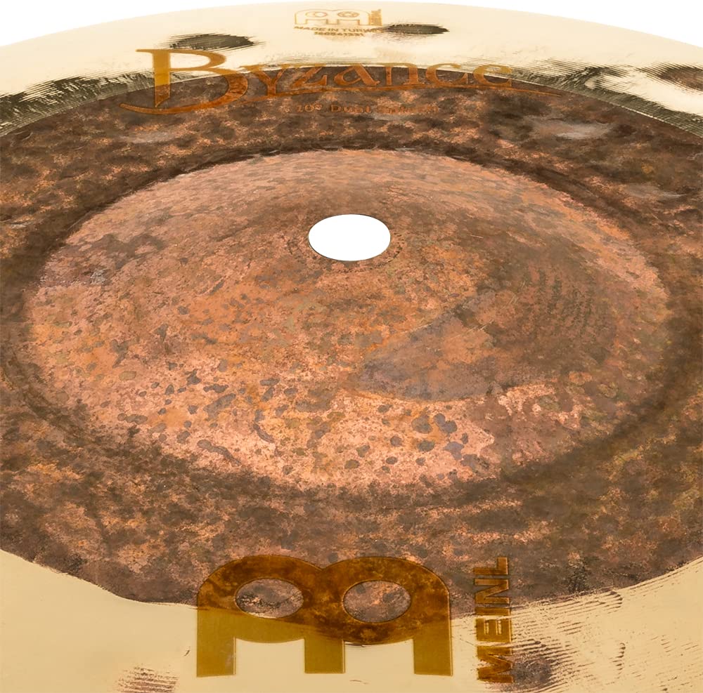 Meinl Cymbals Byzance 10" Dual Splash β MADE IN TURKEY β Hand Hammered B20 Bronze, 2-YEAR WARRANTY, B10DUS, inch