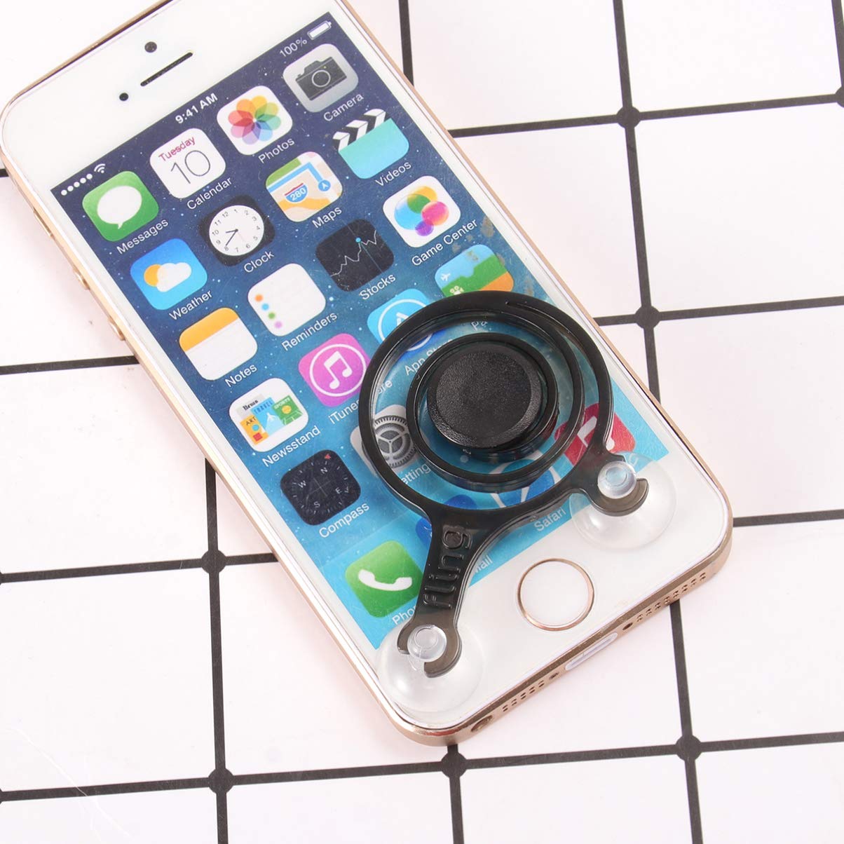 UKCOCO 2 Pieces Mobile Phone Game Mobile Joystick Touch Screen Mobile Joystick Controller Phone Game Rocker Joystick Novelty Suction