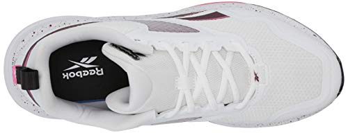 Reebok womens FUSIUM RUN LITE,White/Maroon/Proud Pink,10 M US
