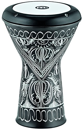 Meinl Percussion Aluminum Doumbek Egyptian Goblet Drum, Hand Engraved β Made in Turkey β Synthetic Head, 2-Year Warranty (HE-2018)