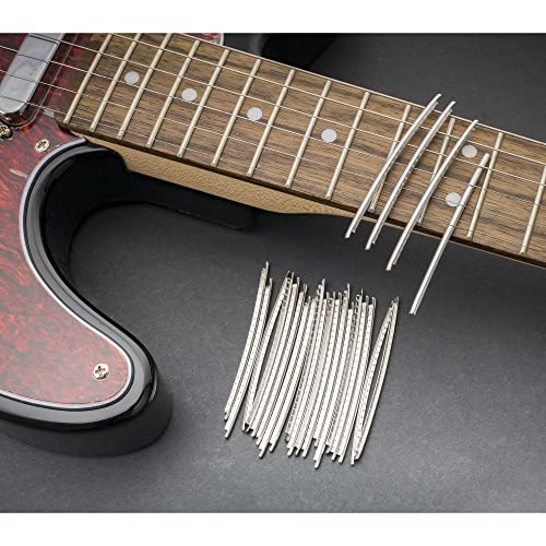 Musiclily Pro 2.7mm Stainless Steel Jumbo Gauge 24-Pieces Fret Wire Set Compatible with USA Les Paul/Epiphone Guitar