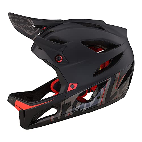 Troy Lee Designs Stage Adult Bicycle Downhill Enduro Helmet W/MIPS, Signature Black, X-Small/Small