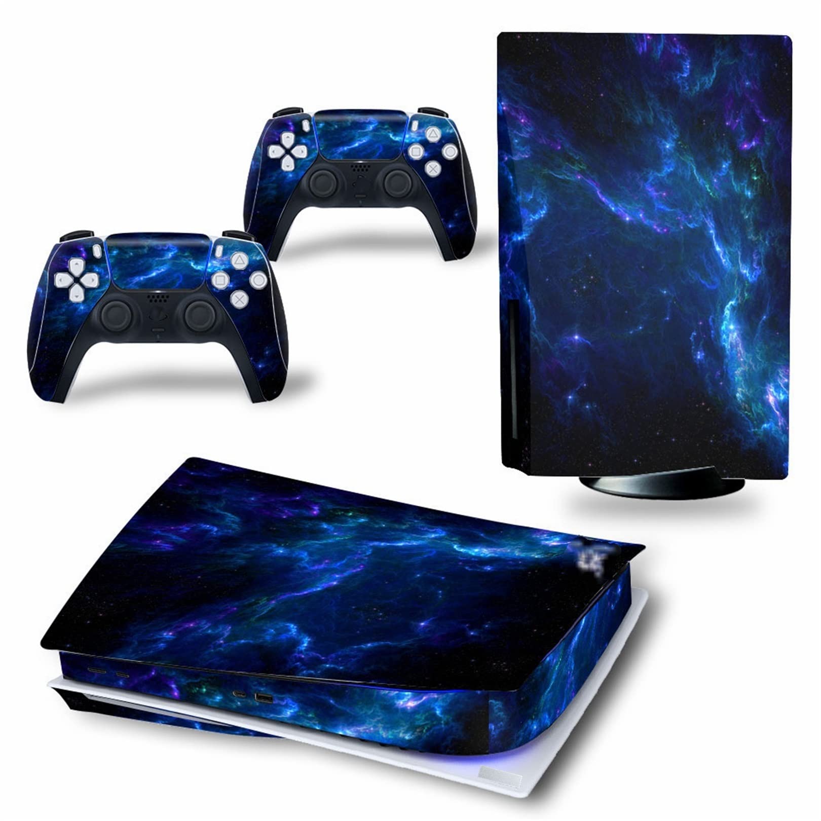 Top factory BUCEN for PS5 Skin Disc Edition & Digital Edition Console and Controller Vinyl Cover Skins Wraps Scratch Resistant, Compatible 21555 Anti Scratch (Size : Digital Edition)