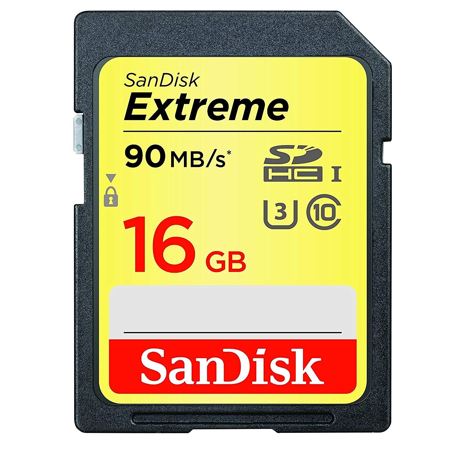 SanDisk Extreme 16 GB SD Card (10 Pack) Speed Class 10 UHS-1 U3 C10 4K HD16G SDHC Memory Cards for Compatible Digital Camera, Computer, Trail Cameras