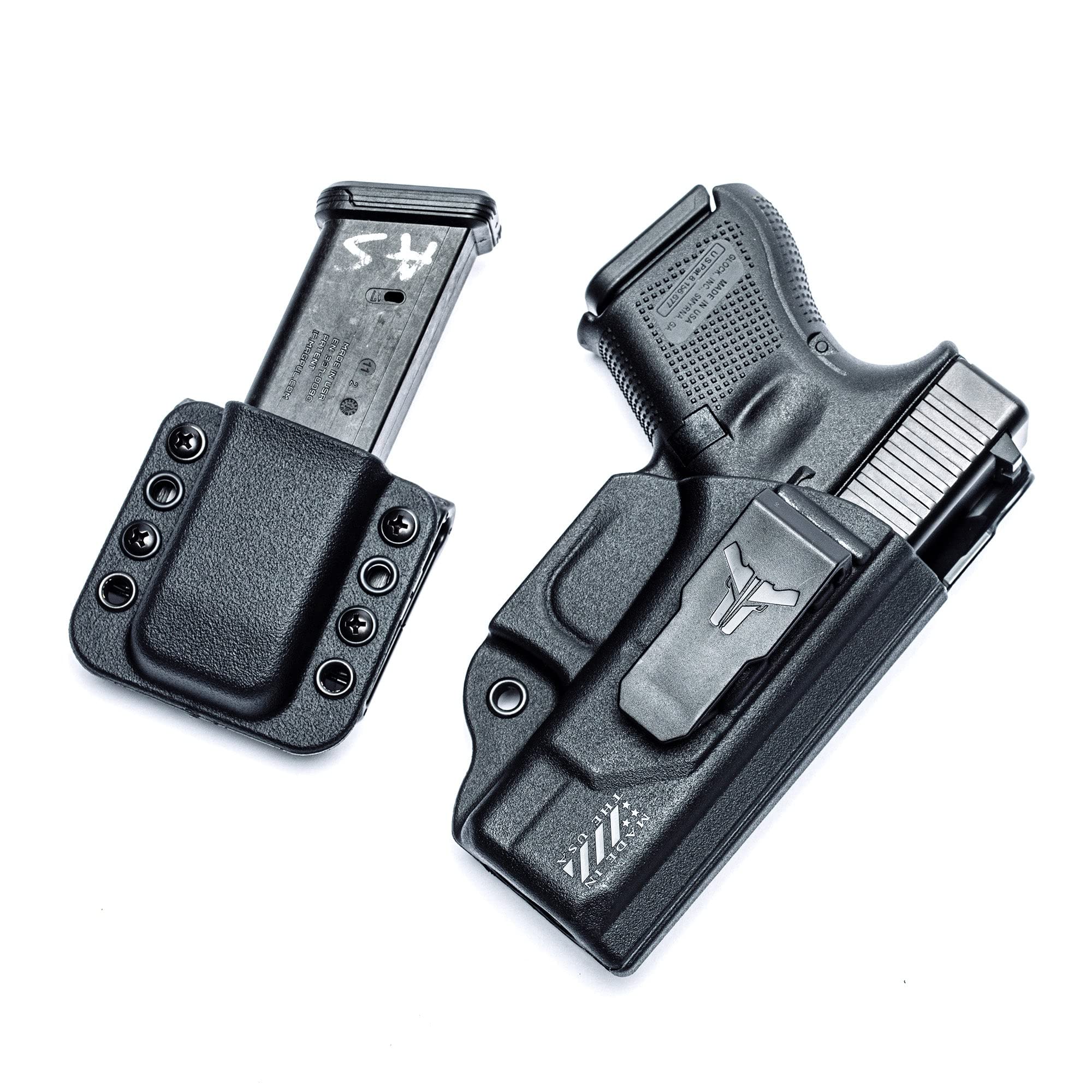 OWB Single Mag Pouch for Springfield XD in 9mm or .40, Glock 43X & 48, Sig P320, & More - USA Made - Total Eclipse Single Mag Pouch by Blade-Tech Holsters