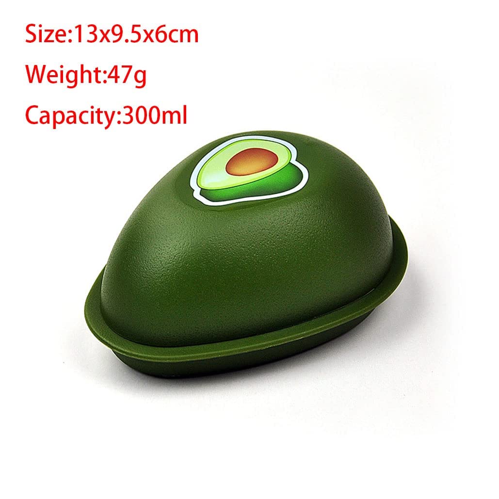 Tiydiygo 4PCS Fresh Food Savers Avocado Lemon Tomatoes Garlic Shape Crisper Containers,Vegetable Fruits Storage Keeper Sealing Box Bowls for Refrigerators