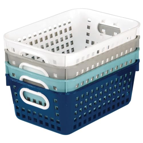 Really Good Stuff Medium Baskets - Set of 4 - Cool and Calm