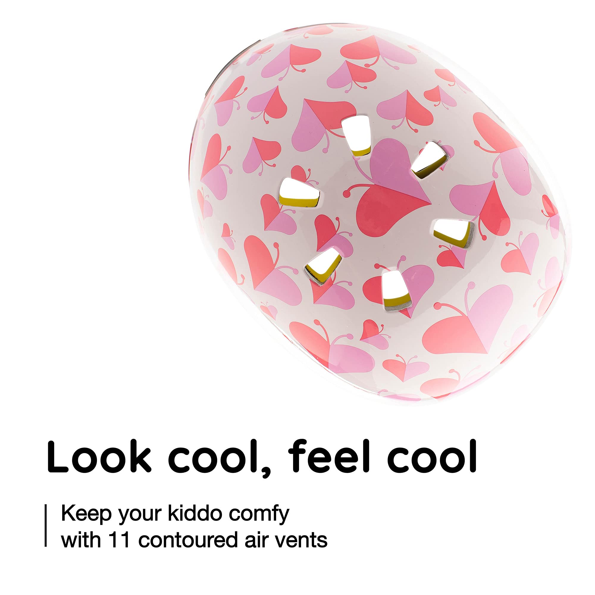 Nutcase, Little Nutty, Kids Bike Helmet with MIPS Protection System and Removable Visor, Love Bug Gloss MIPS, Toddler
