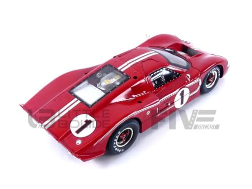 Shelby Collectibles SC423 1967 Ford GT MK IV #1 Red LeMans Winner 24 Hours 1/18 Diecast Model Car