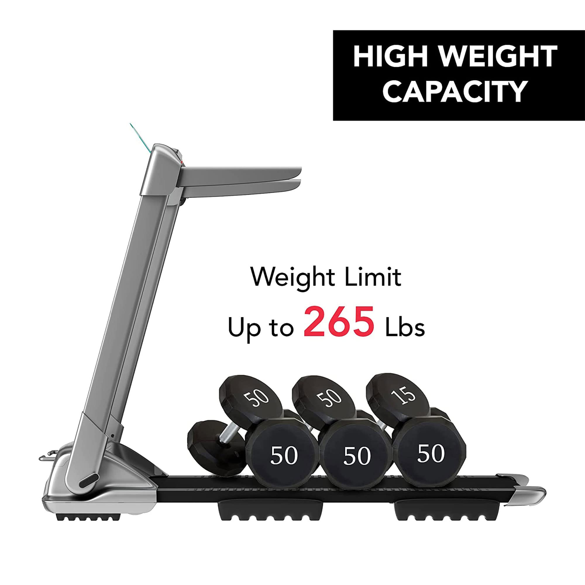 OVICX Folding Portable Treadmill Electric Foldable Treadmills with Bluetooth Installation-Free Running Treadmill for Home Office Use