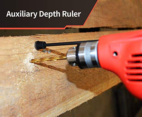 Wild Edge Corded Drill, Keyed Chuck 3/8-Inch, 3.0-Amp Portable Hand Drill (SCD3A)