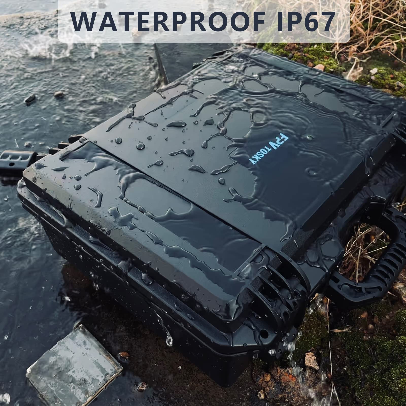 Waterproof Hard Case for DJI Mini 3 Pro, Double Layer Carrying Case for DJI Mini 3 Pro, DJI Mini 3 Large Capacity Case, Professional DJI Mini 3 Pro Accessories