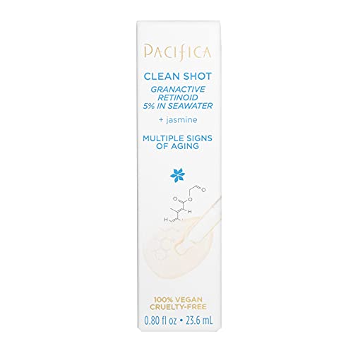 Pacifica Clean Shot Granactive Retinoid 5 Percent In Seawater Unisex, 0.8 Oz