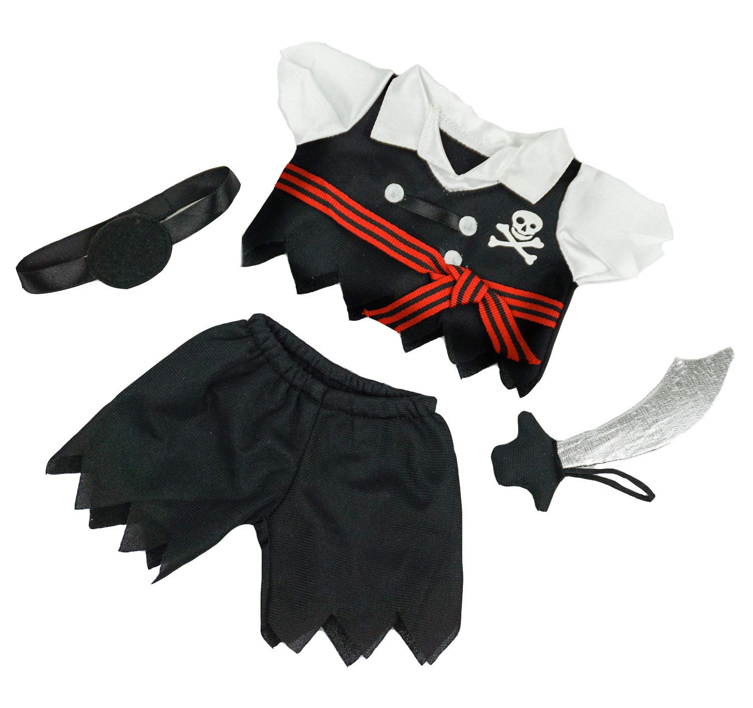 The Bear Factory 8″ Pirate Outfit