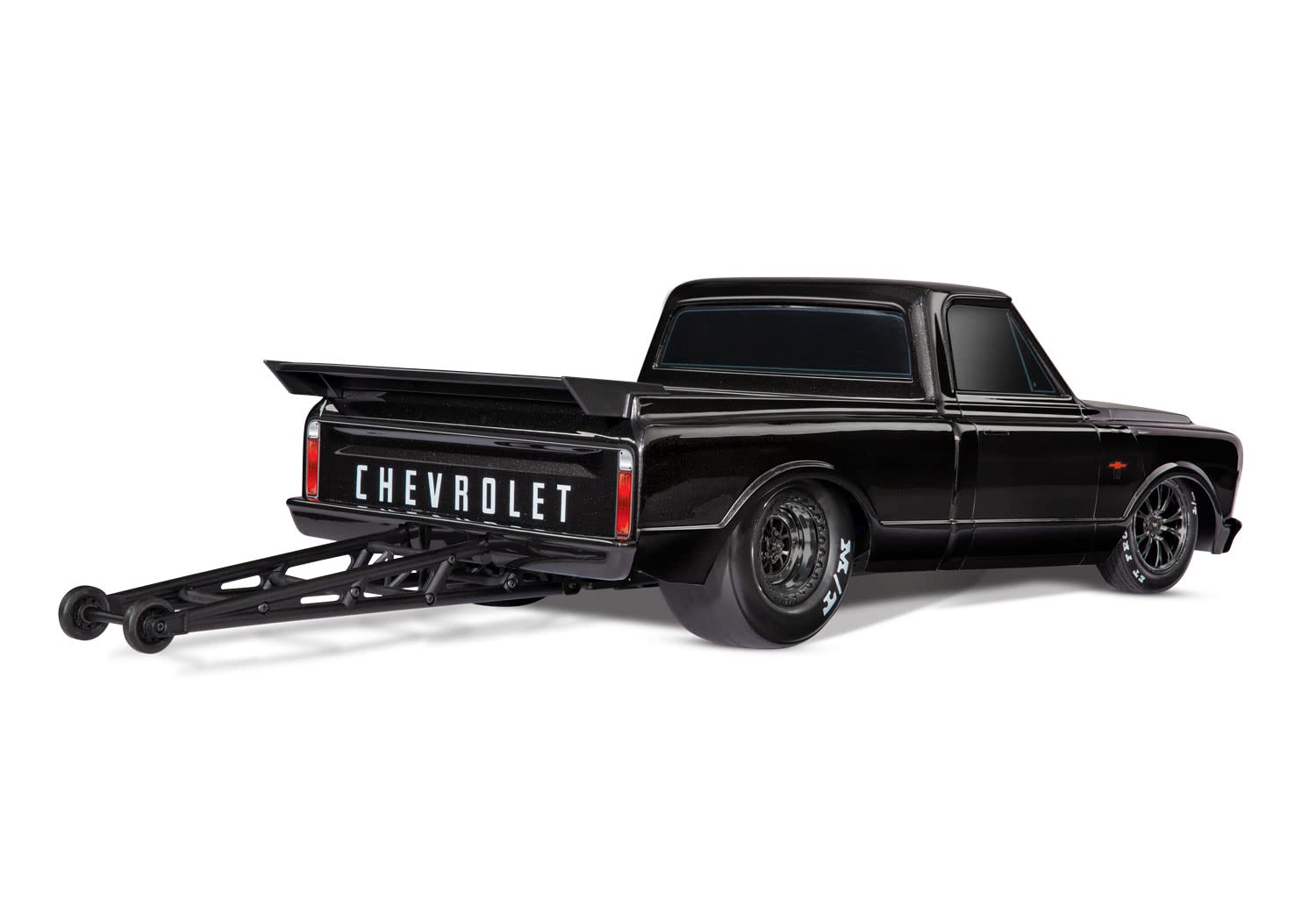 Traxxas 1/10 scale Drag Slash, Black, Fully assembled, Ready-to-Race® with TQi™ 2.4GHz Radio System, Stability Management®, and Velineon Brushless Power System