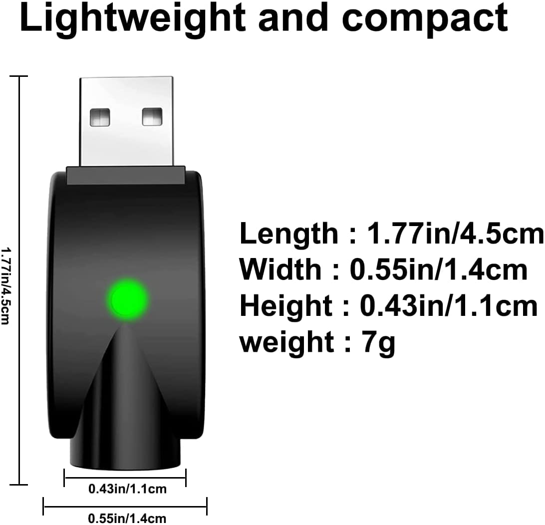 Smart USB Charger, Compatible for USB Adapter with LED Indicator, Latest Version Intelligent Overcharge Protection