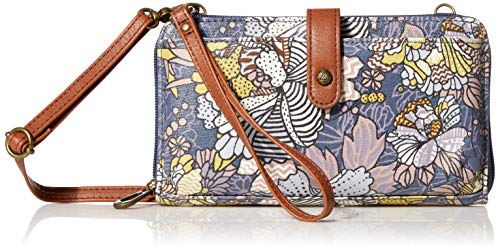 Sakroots womens Women s Large Smartphone Crossbody, Shadow Flower Power, One Size US