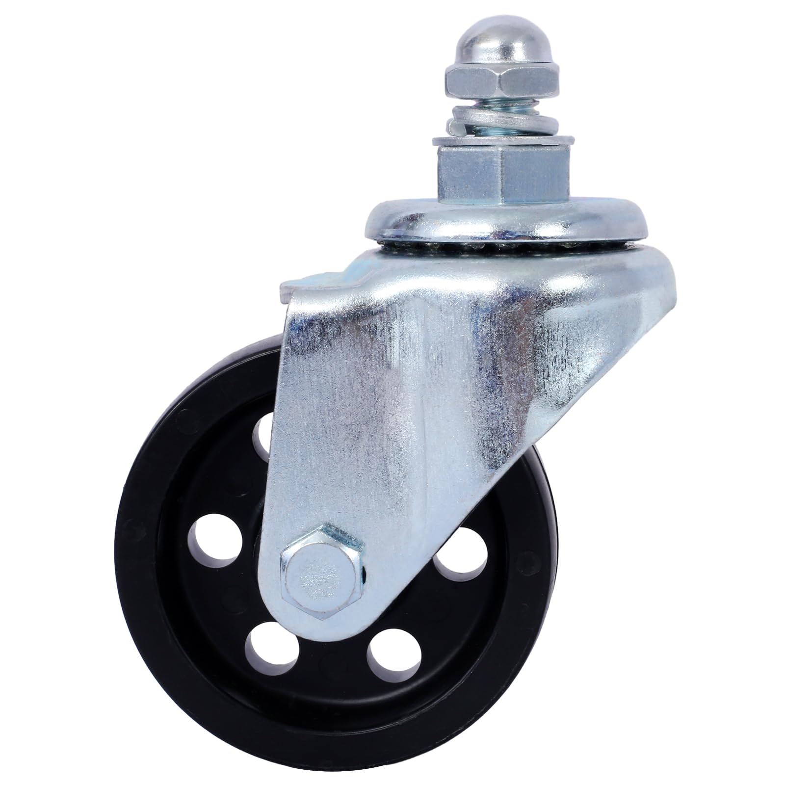 Miscoos Car Dolly, Heavy Duty Wheel Dolly,4 Tire Wheel Dolly Car Stakes 6000lbs Capacity,Gray