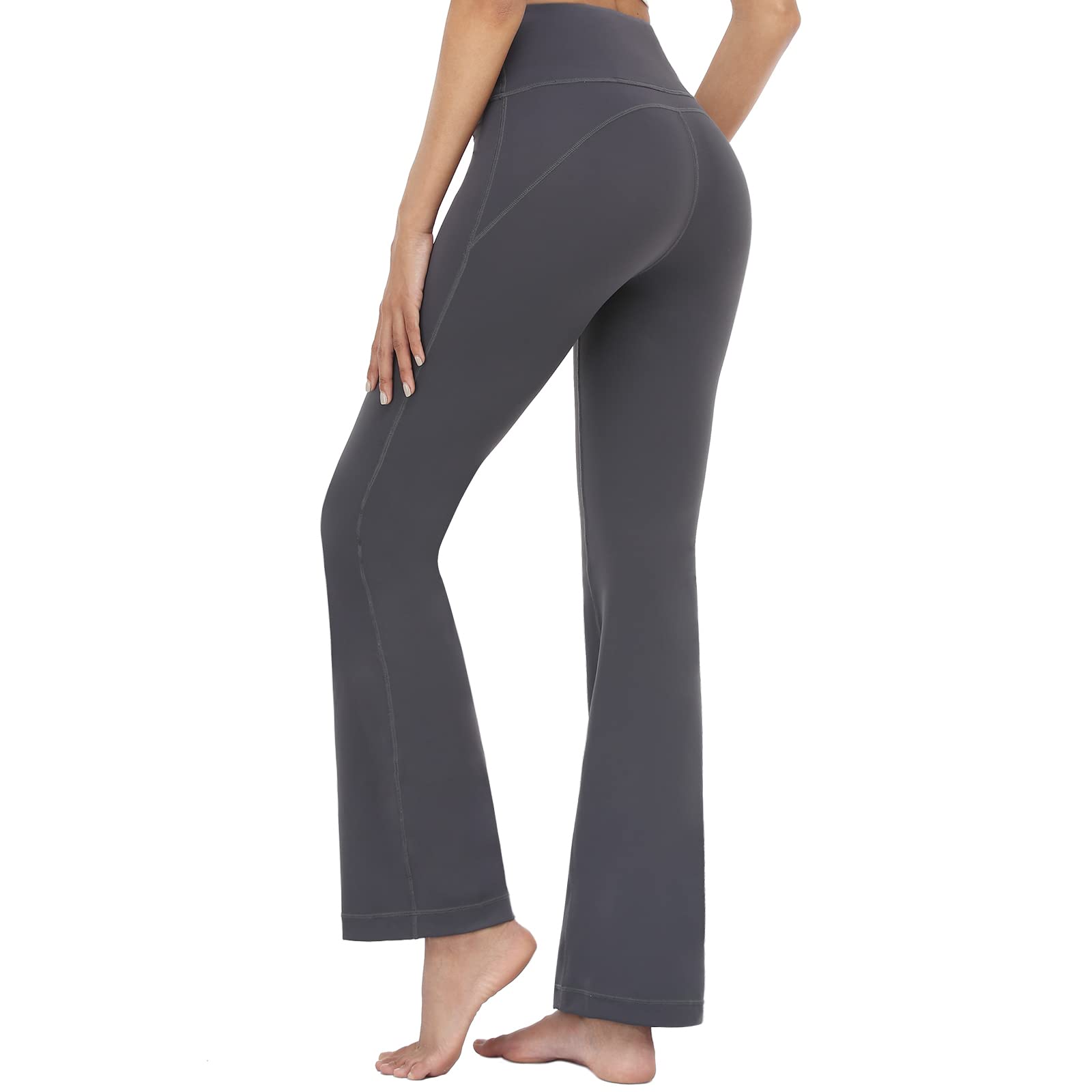 songful Bootcut Yoga Pants for Women, High Waisted Flare Leggings Athletic Workout Bootleg Yoga Pants, Blue Depth X-Large