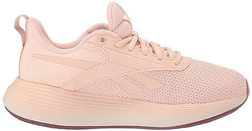 Reebok Womens Dmx Comfort + Slip-on Sneaker, Possibly Pink/Chalk/Sedona Rose, 7 US