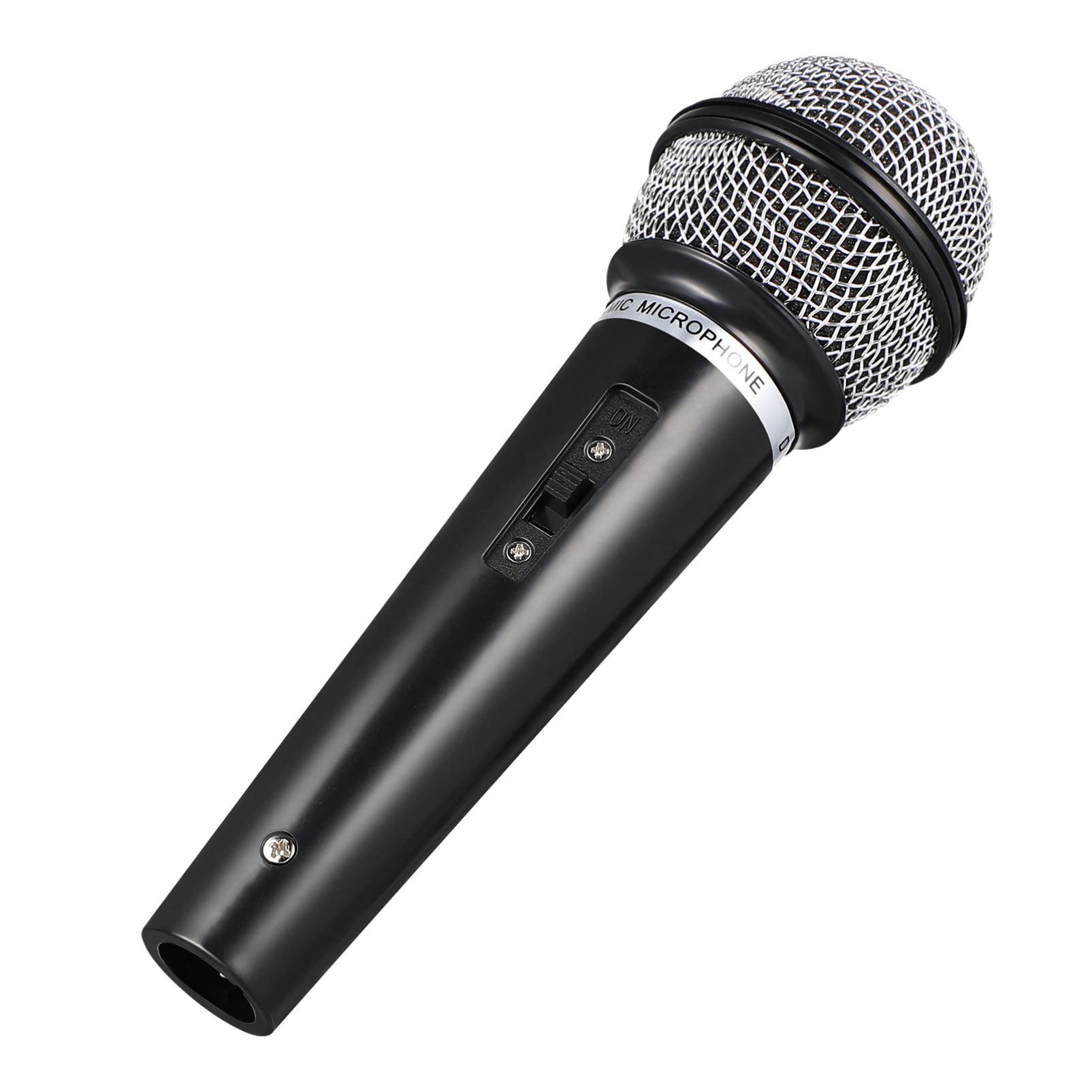 Zerodeko 1PC Plastic Microphone Model, Kids Microphone Pretend Microphone Toy, Fake Microphone Prop for Birthday Party Favors Pretend Play or Performance Costume Prop