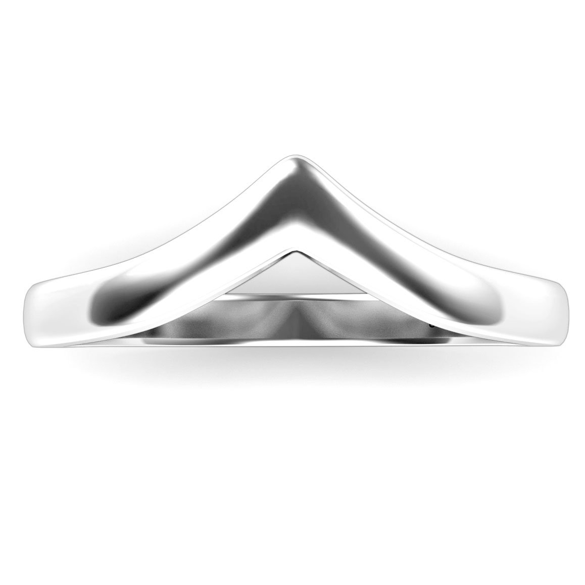 Metal Factory Sz 7 Sterling Silver 925 Chevron Stackable Ring