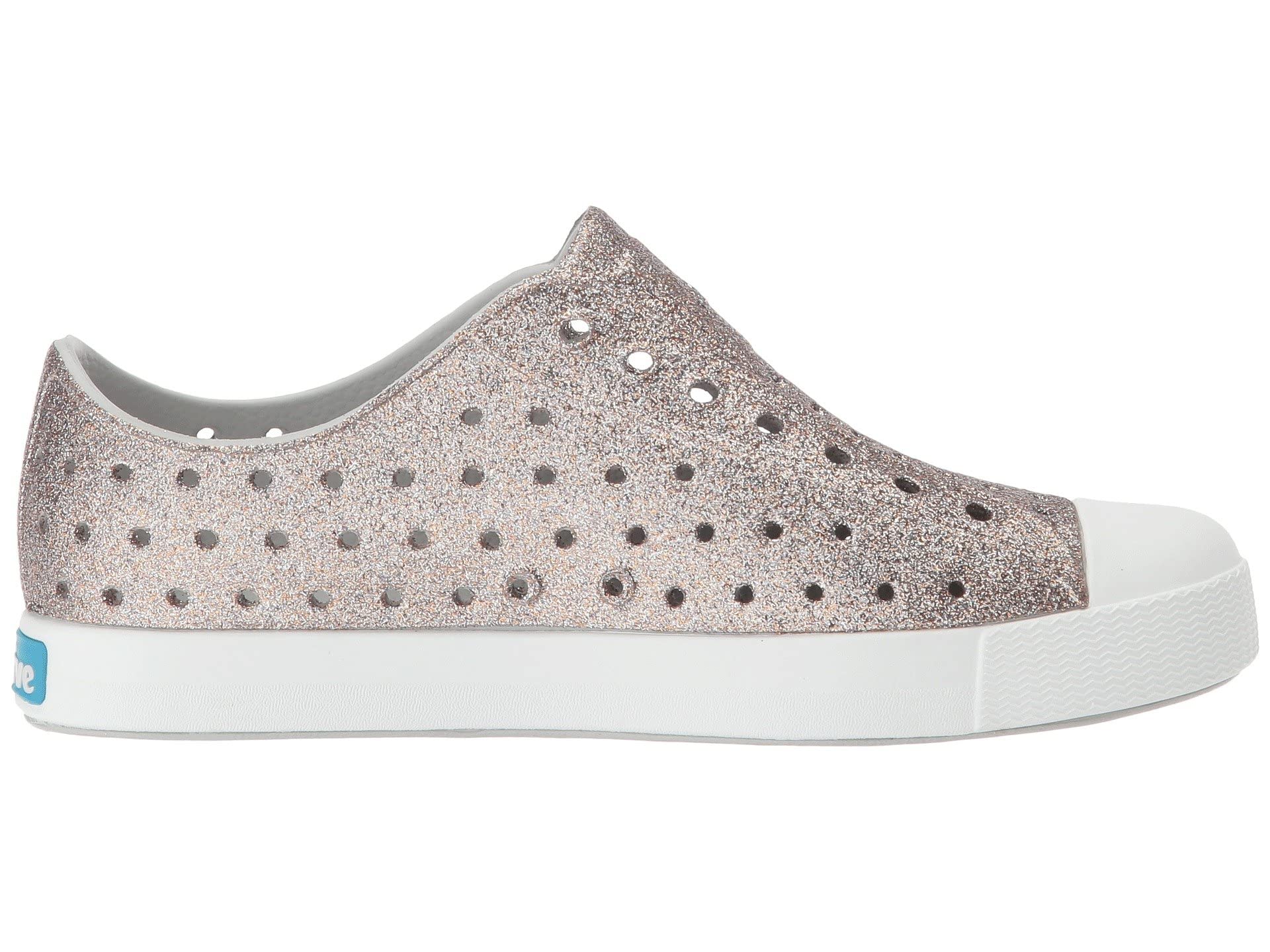 Native Shoes Boy's Jefferson (Toddler/Little Kid) Pigeon Grey/Victoria Blue 4 Toddler M