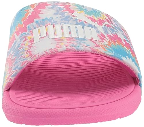 PUMA Women's COOL CAT 2.0 Slide Sandals, Phlox Pink-Puma White, 11