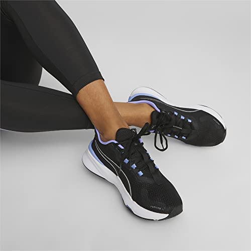 PUMA Women's Football Soccer Boots, Black/White, 10 AU