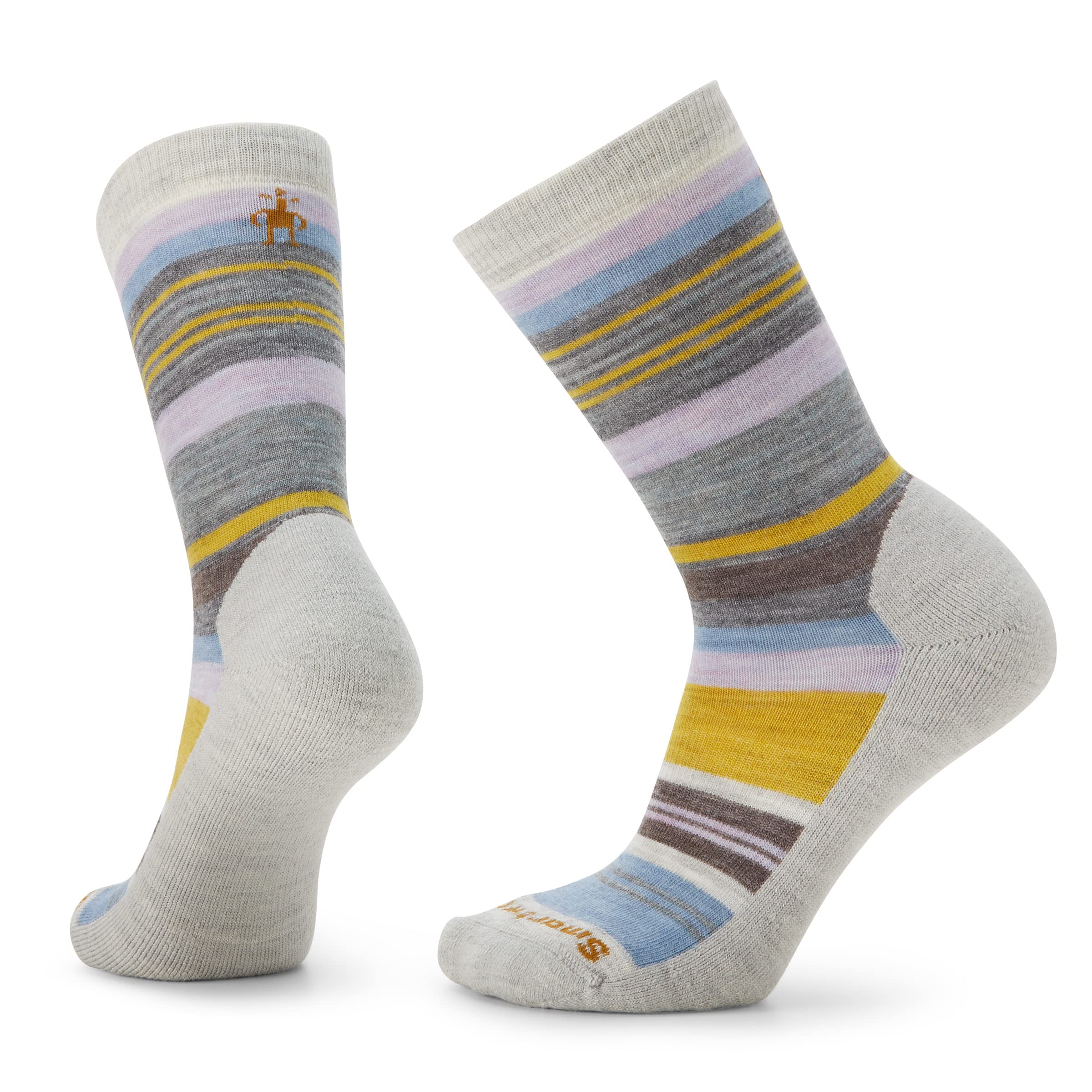 Smartwool Everyday Joviansphere Light Cushion Merino Wool Crew Socks For Men and Women, Black, Medium