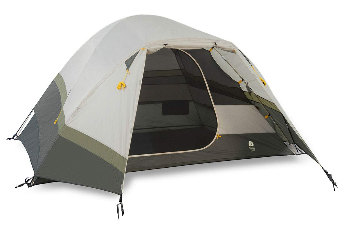 Sierra Designs Tabernash 2/4/6 Person Tent for Camping - Easy Setup β Includes a Waterproof Removable Rain Fly, Ready for Any Conditions - Included Burrito Bag for Quick and Easy Storage