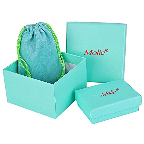 Molie Leaf Vine Crystal Necklace Earrings Jewelry Set for Bridesmaids V-Neck Formal Evening Dress (Pink)