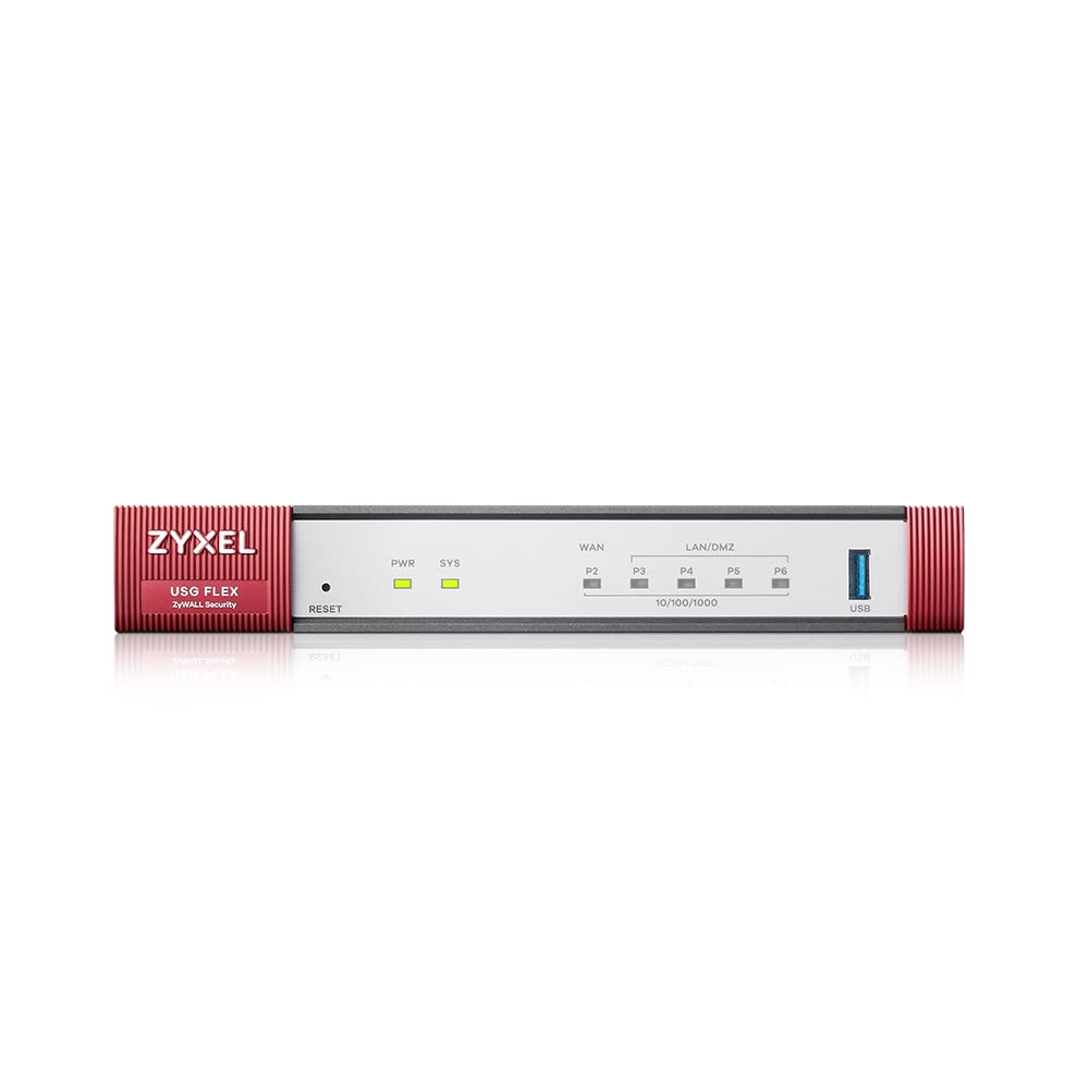 Zyxel ZyWALL USG Flex 100 Hardware Only - Cyber Security Firewall | VPN | Business Class Recommended up to 40 Users | Nebula Cloud Option | TAA Compliant [USGFLEX100]