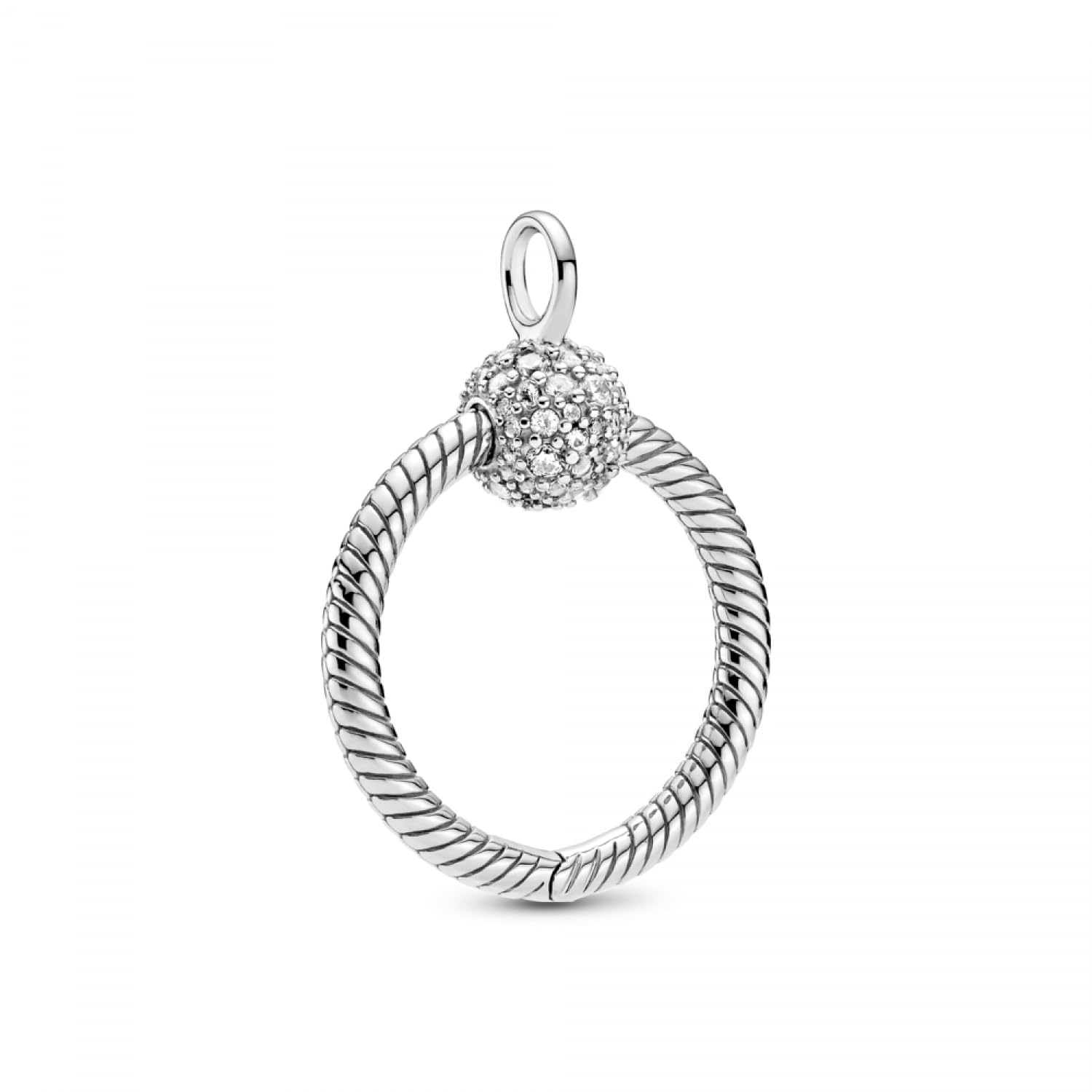 PANDORA Moments Small Pavé O Pendant,