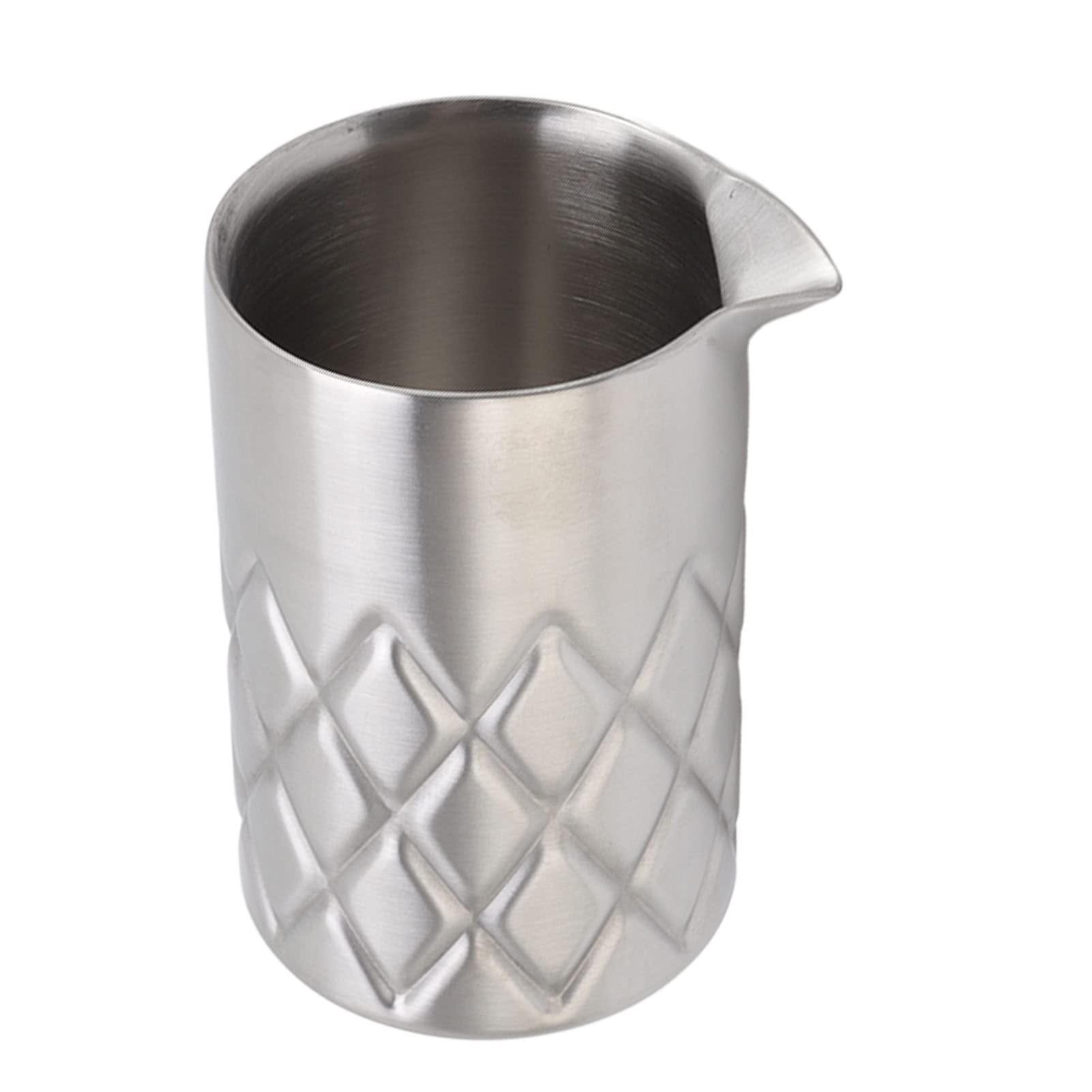 TOPINCN Cocktail Mixing Glass, Stainless Steel Mixing Glass Cocktail Shaker Double Wall Bartender DIY Tools Wine Mixer Thick Drink Mixing Cup for Home Bar