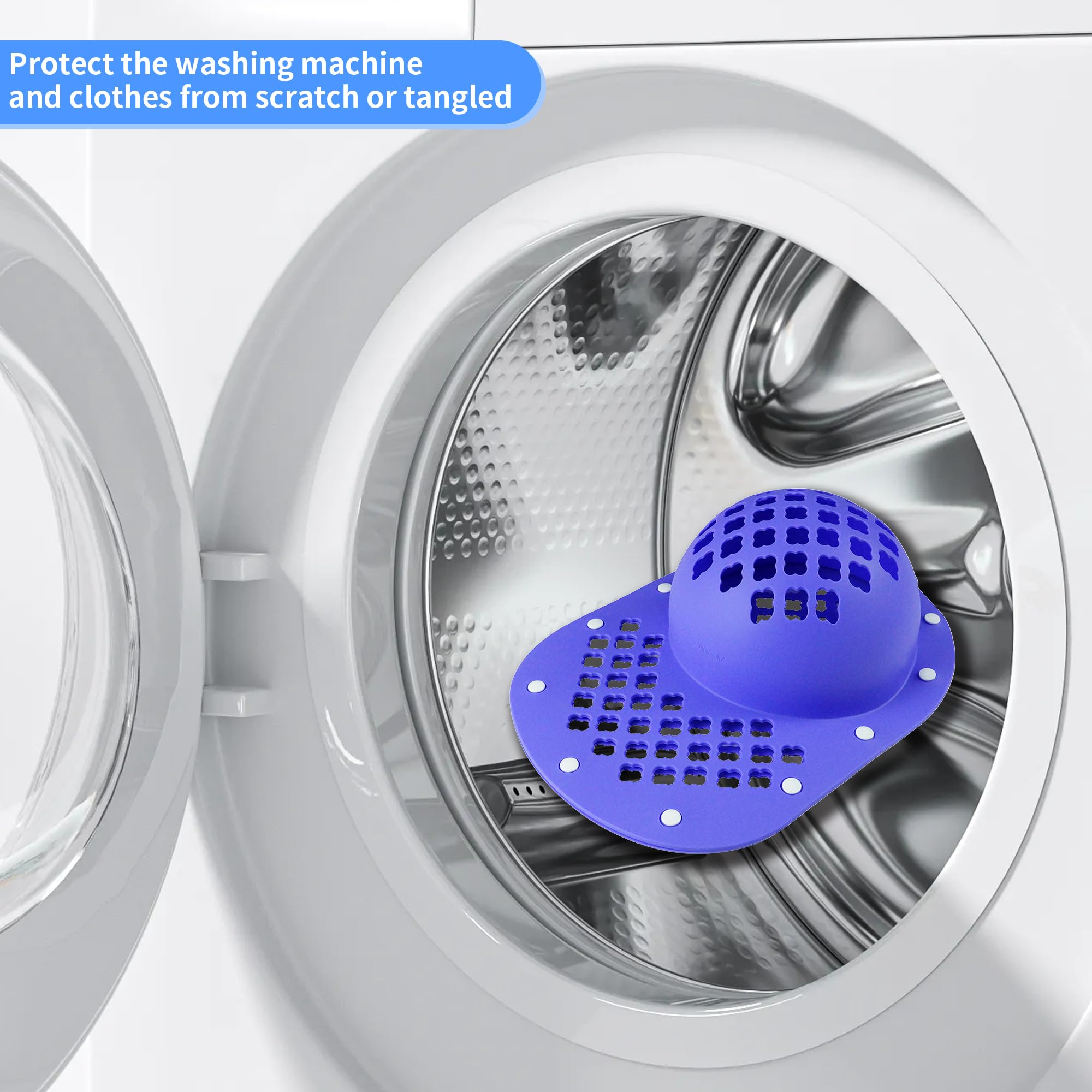 ZHUOMINGJIA Silicon Hat Washer Cage,Suitable For Dishwashers,Dryer,Can Be Reused,Maintain The Shape Of The Hat, For Adults And Kids Ball Caps,Flat & Curved Hats