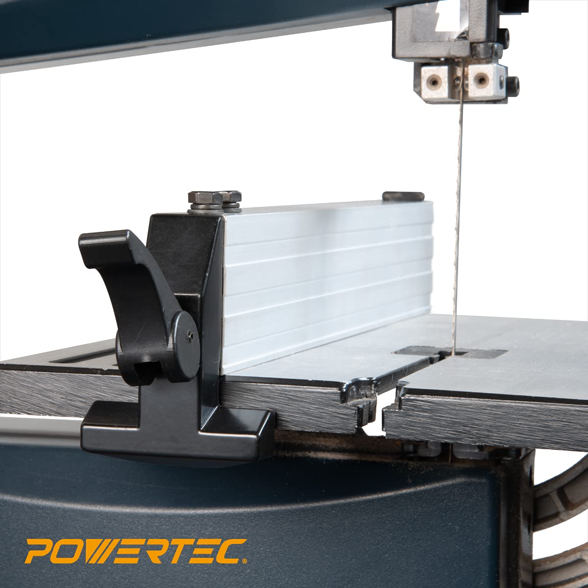 POWERTEC BS900RF Rip Fence for POWERTEC BS900 Wood Band Saw and Similar Band Saws with a Work Table Size of 11-1/8β to 11-13/16β