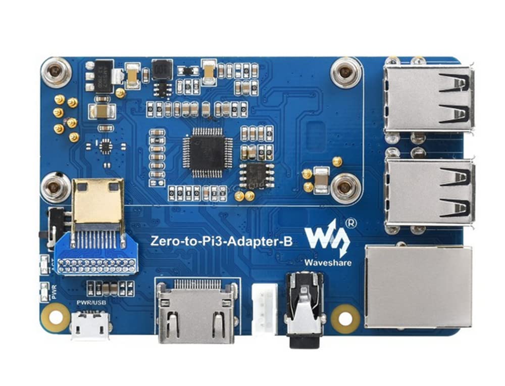 XYGStudy Raspberry Pi Zero 2W to 3B Adapter Alternative Solution for Raspberry Pi 3 Model B B+ (Zero-to-Pi3-Adapter (B))