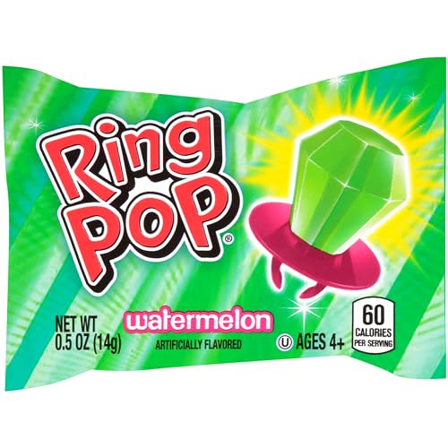 Ring Pop Individually Wrapped Bulk Lollipop Variety Party Pack β 20 Count Suckers w/ Assorted Fruity Flavors - Fun Candy for Kids - Hard Candy for Party Favors, Birthdays, Celebrations & Goodie Bags