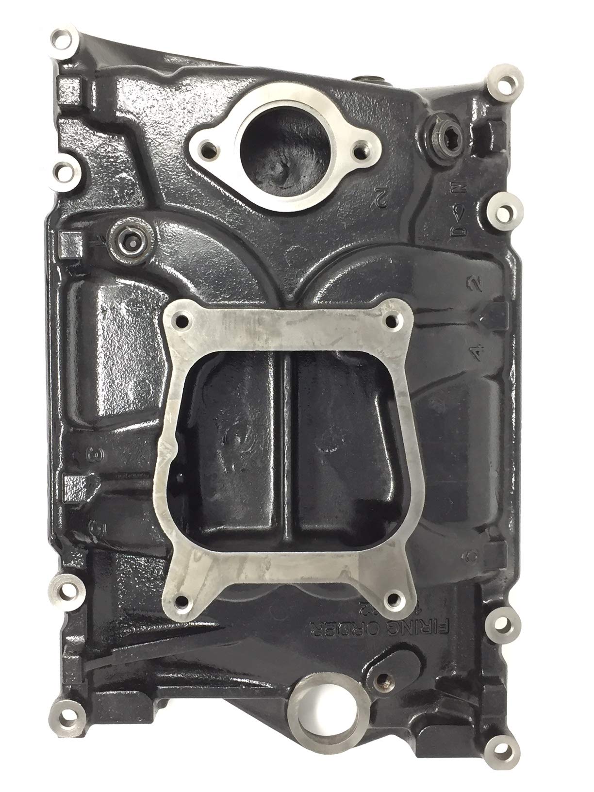 New 4.3L, 262 CID 4 barrel Vortec Marine Intake Manifold Assembly. Replaces Mercruiser 824330T1, Volvo Penta 3855806