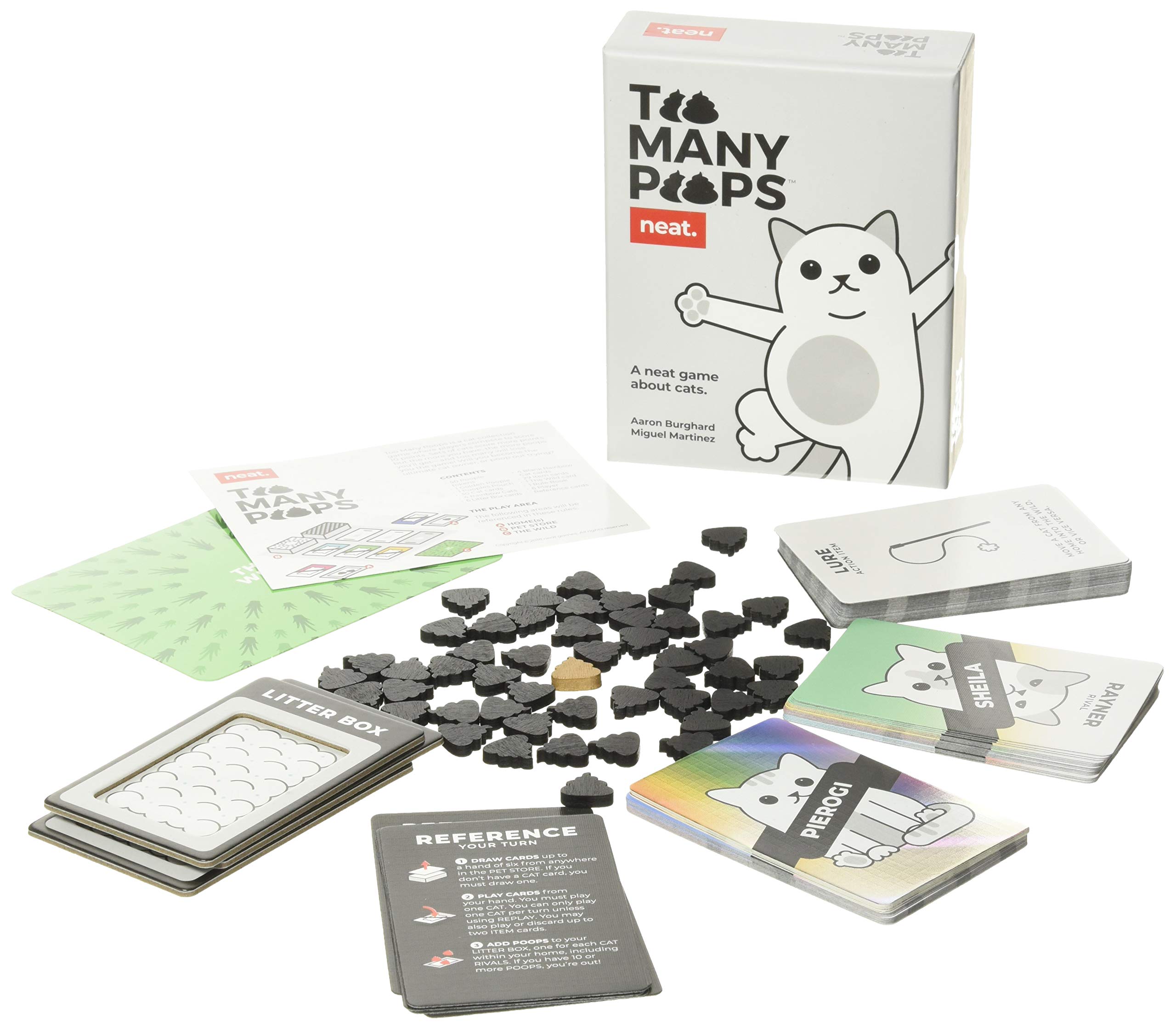 Neat Games Too Many Poops Family Strategy Boxed Board Game for Ages 12 & Up