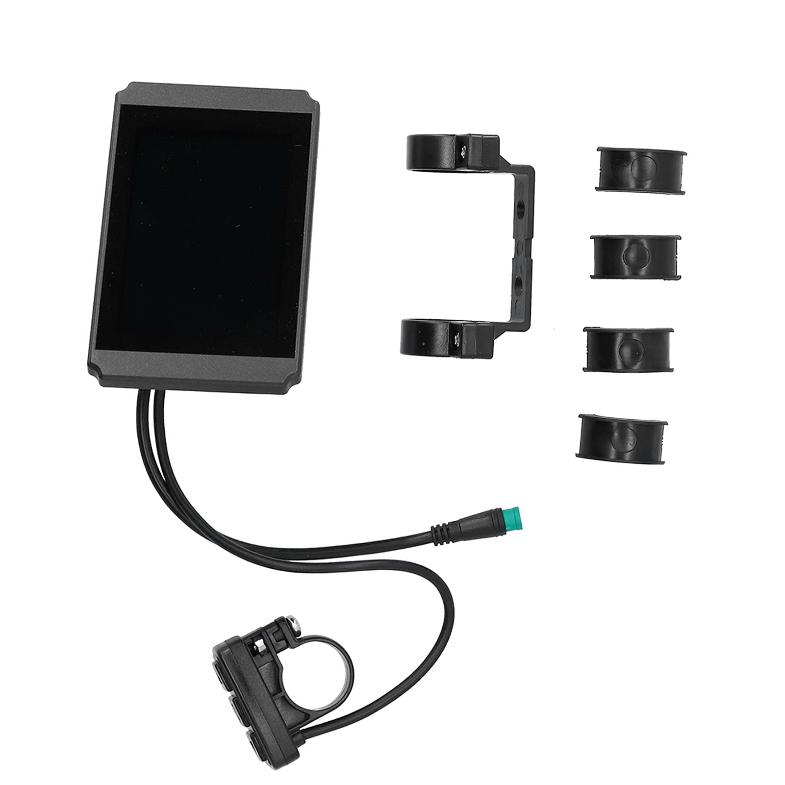 Shanrya Electric Bicycle Display Meter, Bike Conversion LCD Instrument Bike Color Display 24V 36V 48V for KT‑LCD8HU Display for KT‑LCD8HU for DIY Electric Bicycle Controller