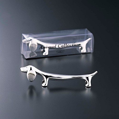 Sato Metal Kogyo SALUS Knife Rest Dachshund Silver