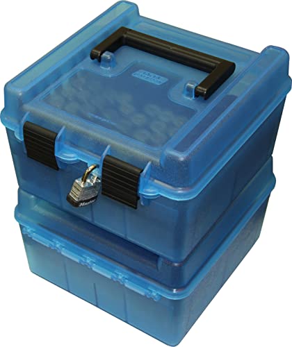 MTM Deluxe Ammo Box 100 Round Handle 22-250 to 458 Win