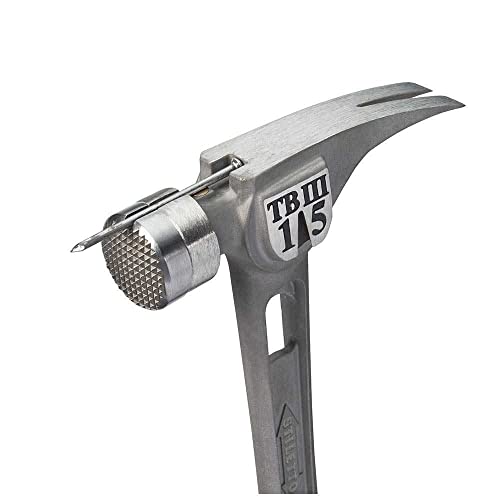 Warehouse Tools for Hand Tool Stiletto TB3MC Stiletto Ti-Bone III 15oz Milled Face Hammer