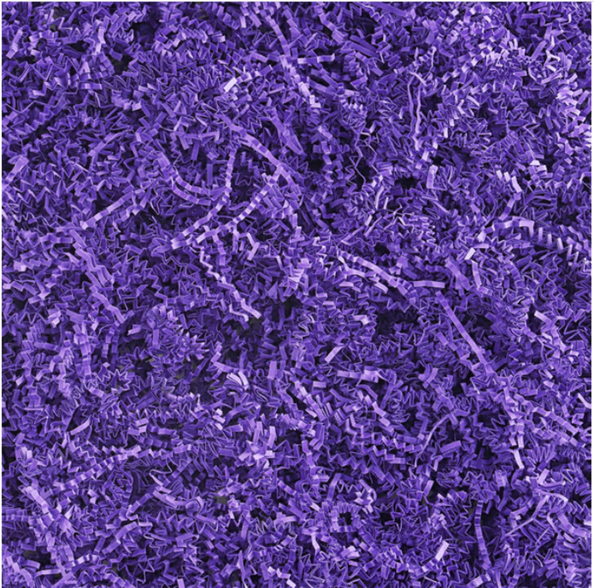 Mozingo 10 LB Crinkle Cut Paper Shred Filler for Gift Bags Packing Boxes and Stuffing Baskets Bulk (10 LB, Purple)